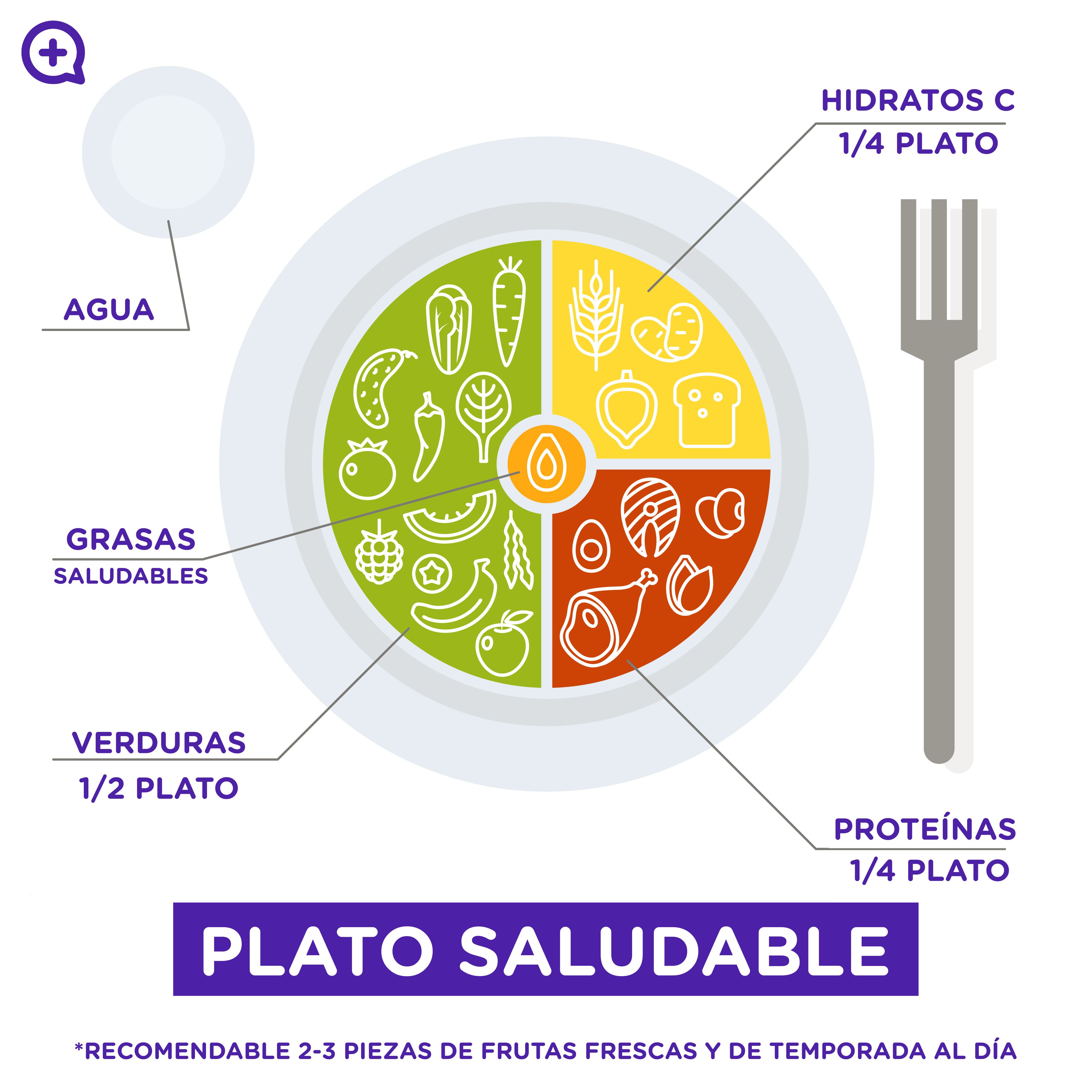 Así es como debe ser el plato saludable - mediQuo