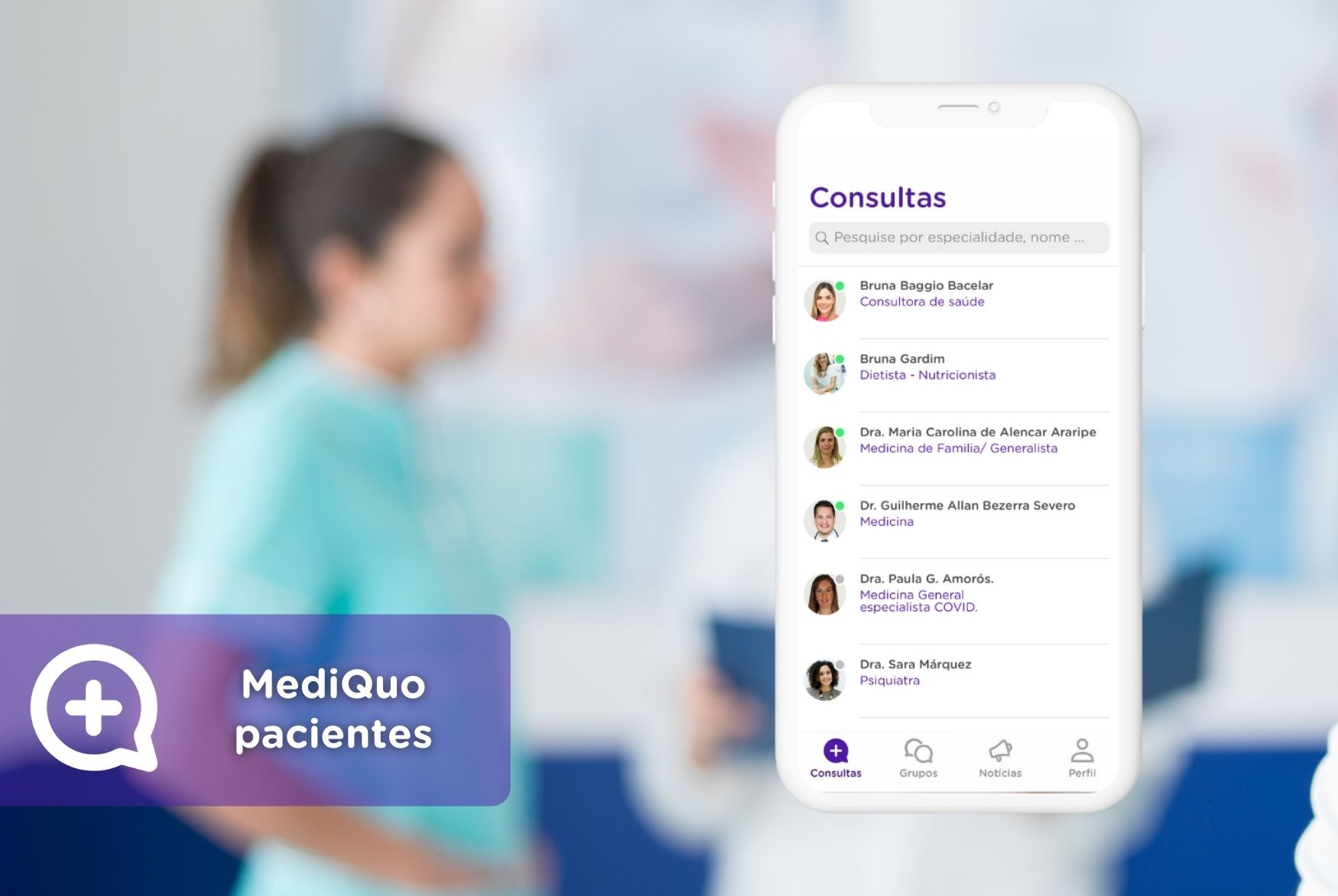 Seu amigo médico, onde quer que esteja - mediQuo