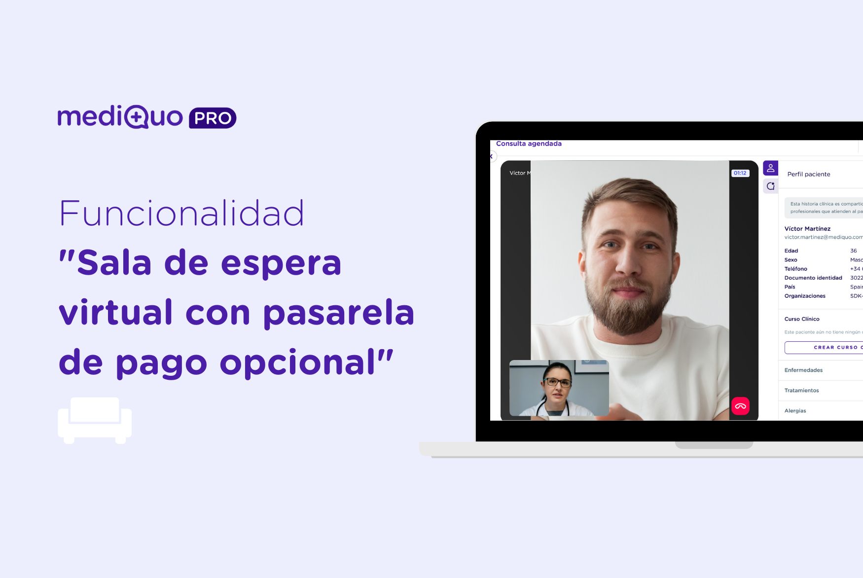 Funcionalidad: sala de espera virtual con pasarela de pago opcional ...