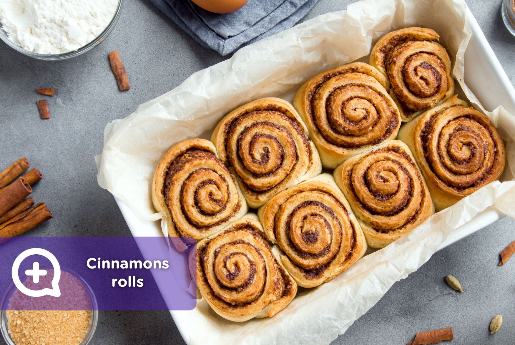 Receita: Cinnamons rolls - mediQuo